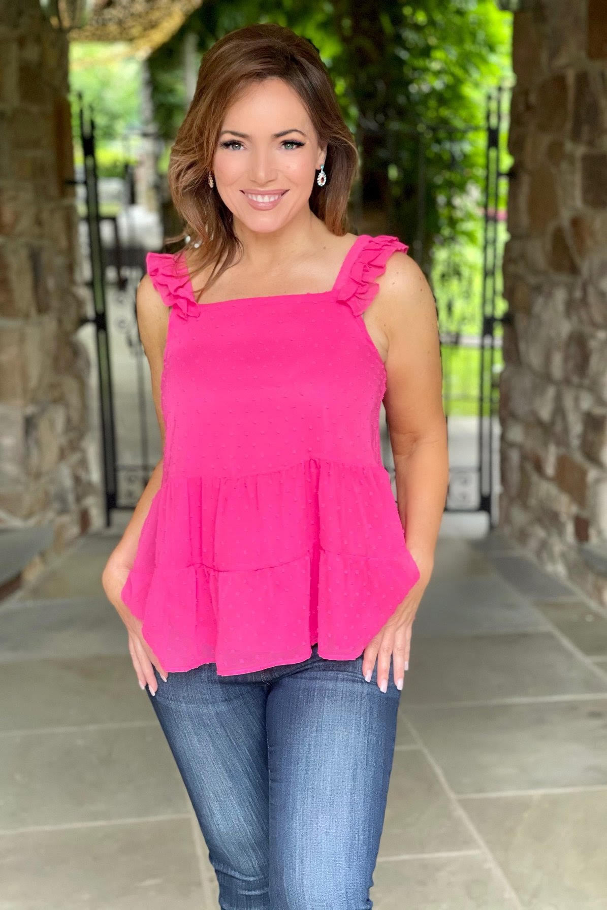 Lisa - pink top - Lisa Robertson